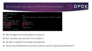 LF_DPDK17_DPDK's best kept secret – Micro-benchmark performance tests | PPT