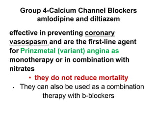 Updated drug therapy of chronic stable angina=Angina of.pptx