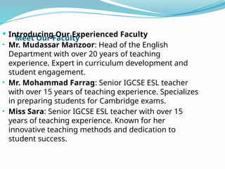 Updated ESL Orientation in educational field | PPTX