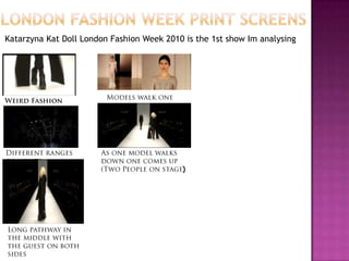Updated fashion show analysis | PPTX