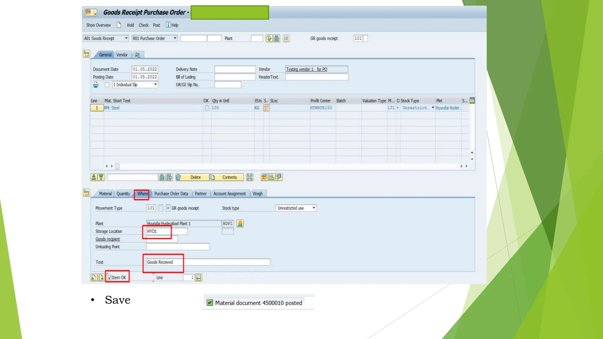 SAP FI-MM Integration presentation which includes all steps | PPTX ...