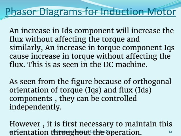 Updated Field Oriented Control Of Induction Motorpptx