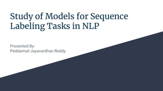Study_of_Sequence_labeling_Systems | PDF | Artificial Intelligence | Technology & Computing