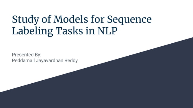 Study_of_Sequence_labeling_Systems | PPT