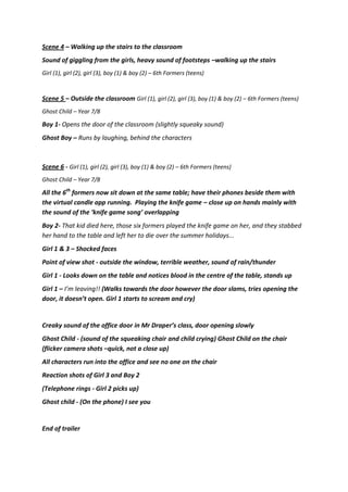 Updated final script | DOCX | Television | Entertainment