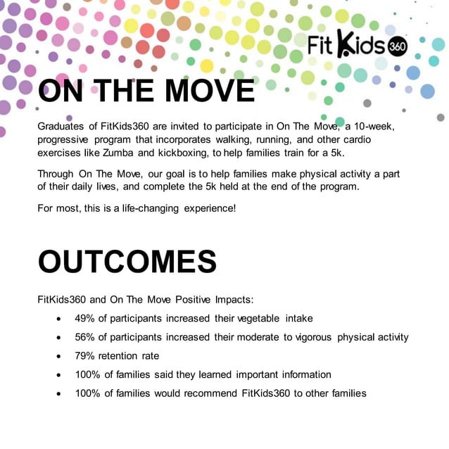 FitKids360 Brochure | PDF