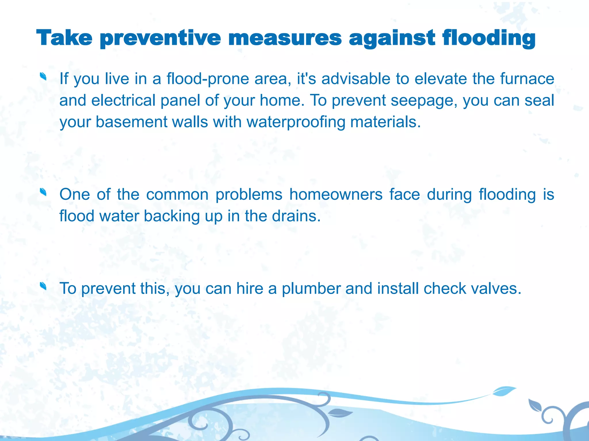 Flood Safety Tips and Precautions | PPTX