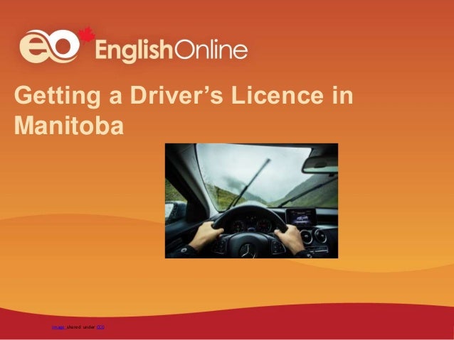 Updated getting a driver's licence in manitoba