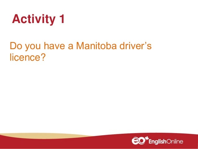 Updated getting a driver's licence in manitoba