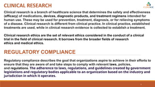 Regulatory Compliance in Clinical Research: Navigating the FDA and ...