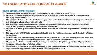 Regulatory Compliance in Clinical Research: Navigating the FDA and ...