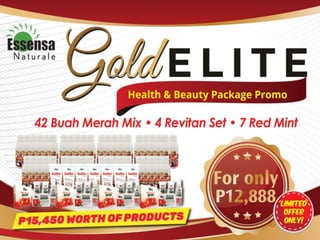 Buah Merah Mix 09176262127 Gold elite presentation | PPT