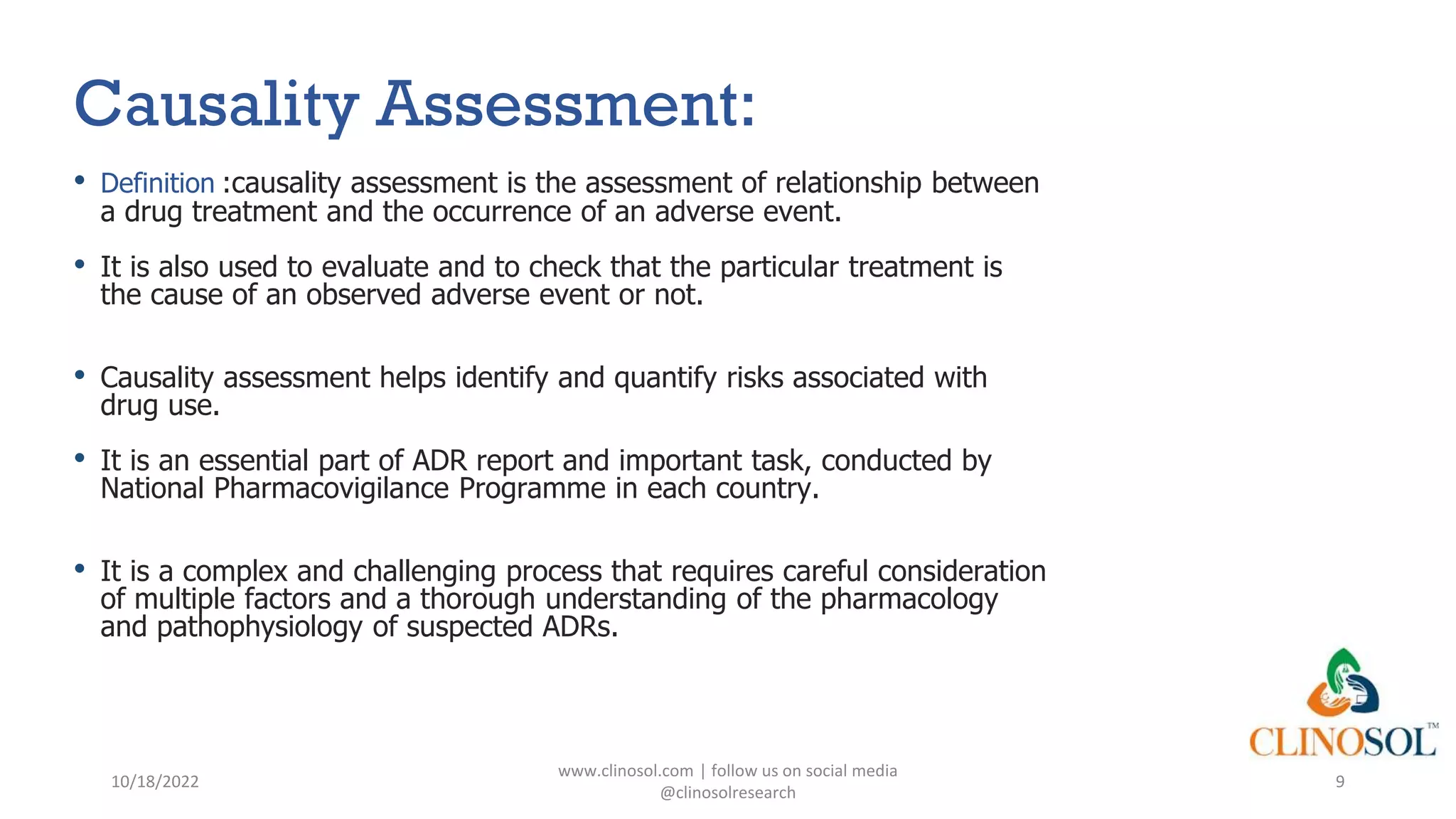 Signal Validation and Causality Assessment in Adverse Event Reporting ...