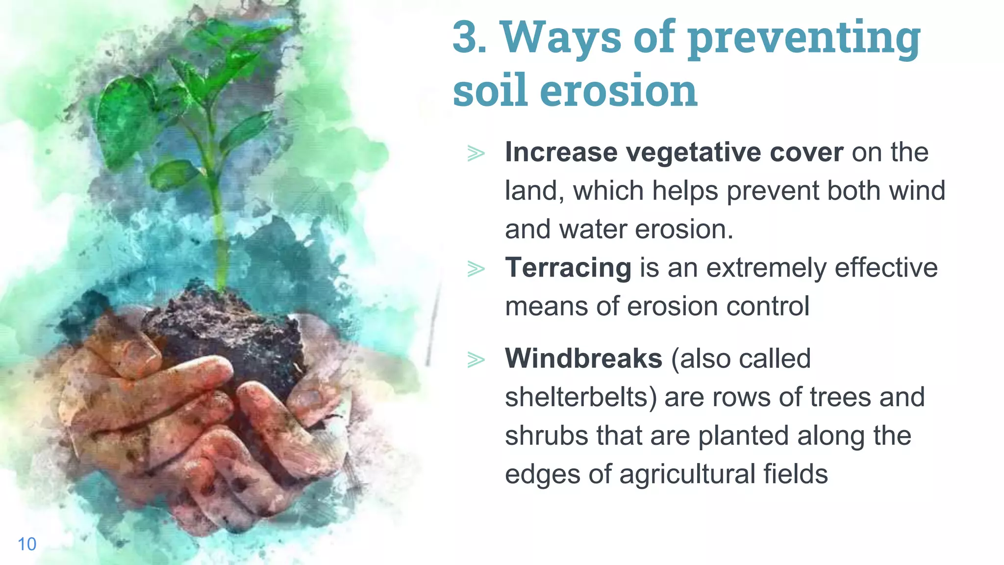 Soil erosion conservation | PPTX | Science