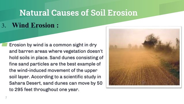 Soil erosion conservation | PPTX | Science