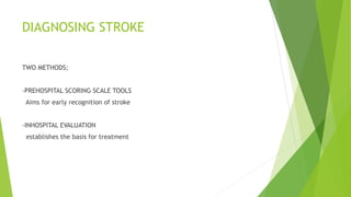 ISCHEMIC STROKE SYNDROMES AND MANAGEMENT.pptx | Brain and Nervous System Disorders | Diseases ...