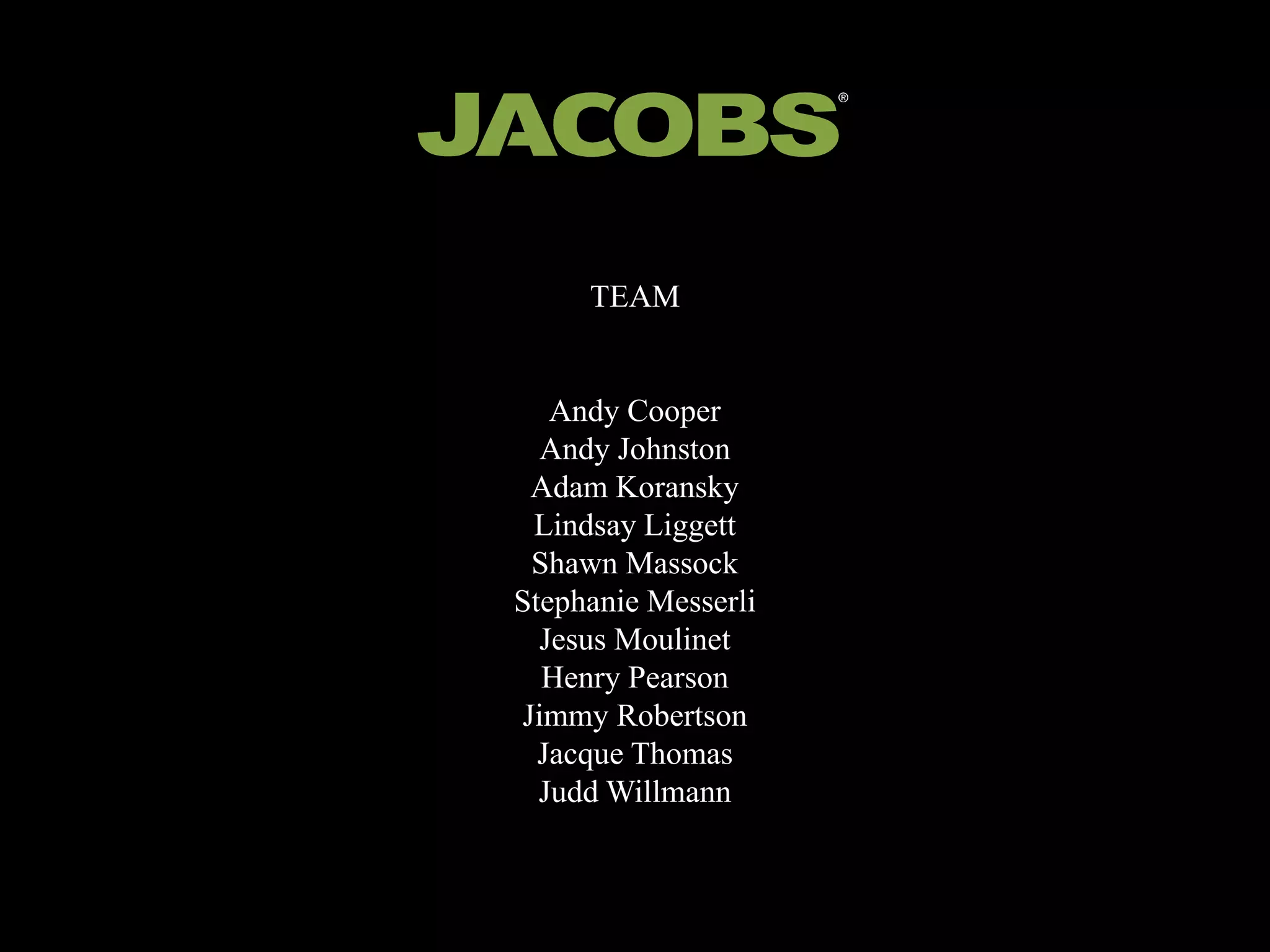 Jacobs Final Presentation for the Green Mobility Challenge | PPTX