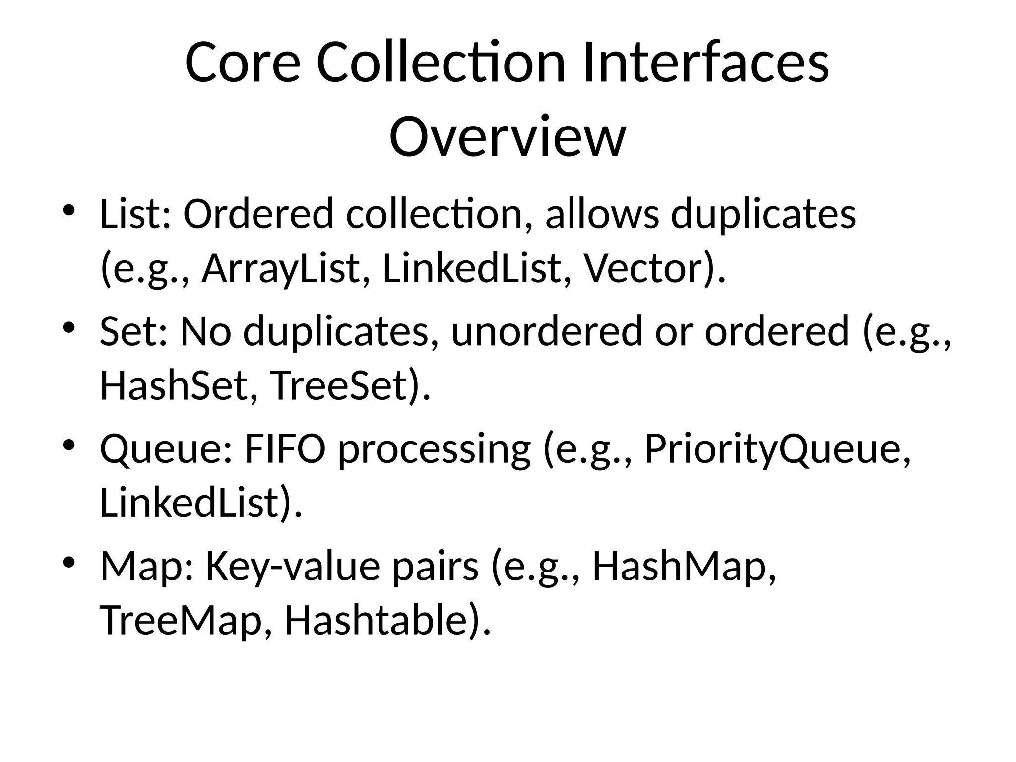 Updatedjavacollectionsframeworkpresentationpptx
