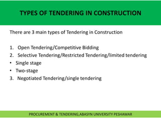 Updated Lecture # 2 Procurement & Tendering.pdf