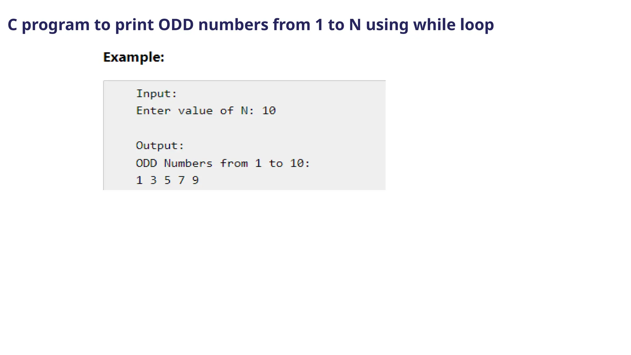 Implemintation of looping programs...... | PPT | Free Download