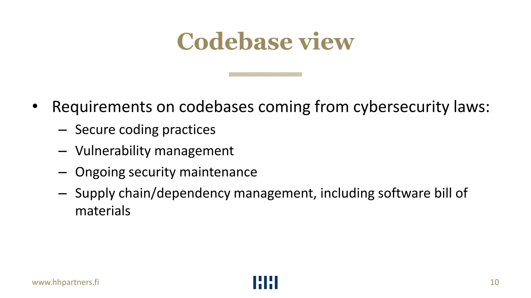 Is your codebase ready for NIS2 and the Cyber Resilience Act? | PPT