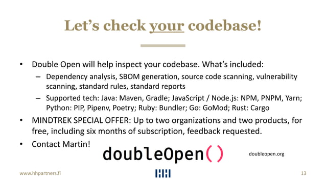Is your codebase ready for NIS2 and the Cyber Resilience Act? | PPT