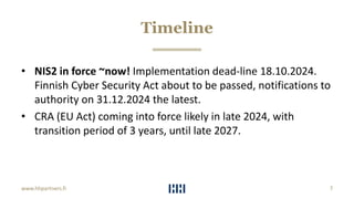 Is your codebase ready for NIS2 and the Cyber Resilience Act? | PPT