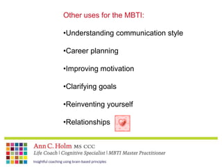 Updated Mbti Zmodel Presentation March 2011 | PPTX
