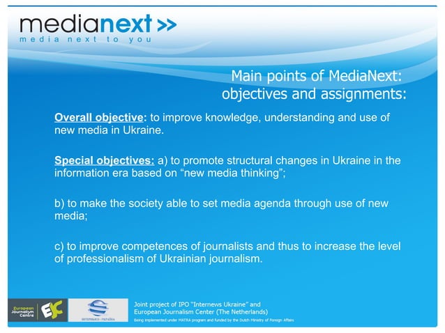 Updated Medianext Presentation Eng As Of July09 | PPT