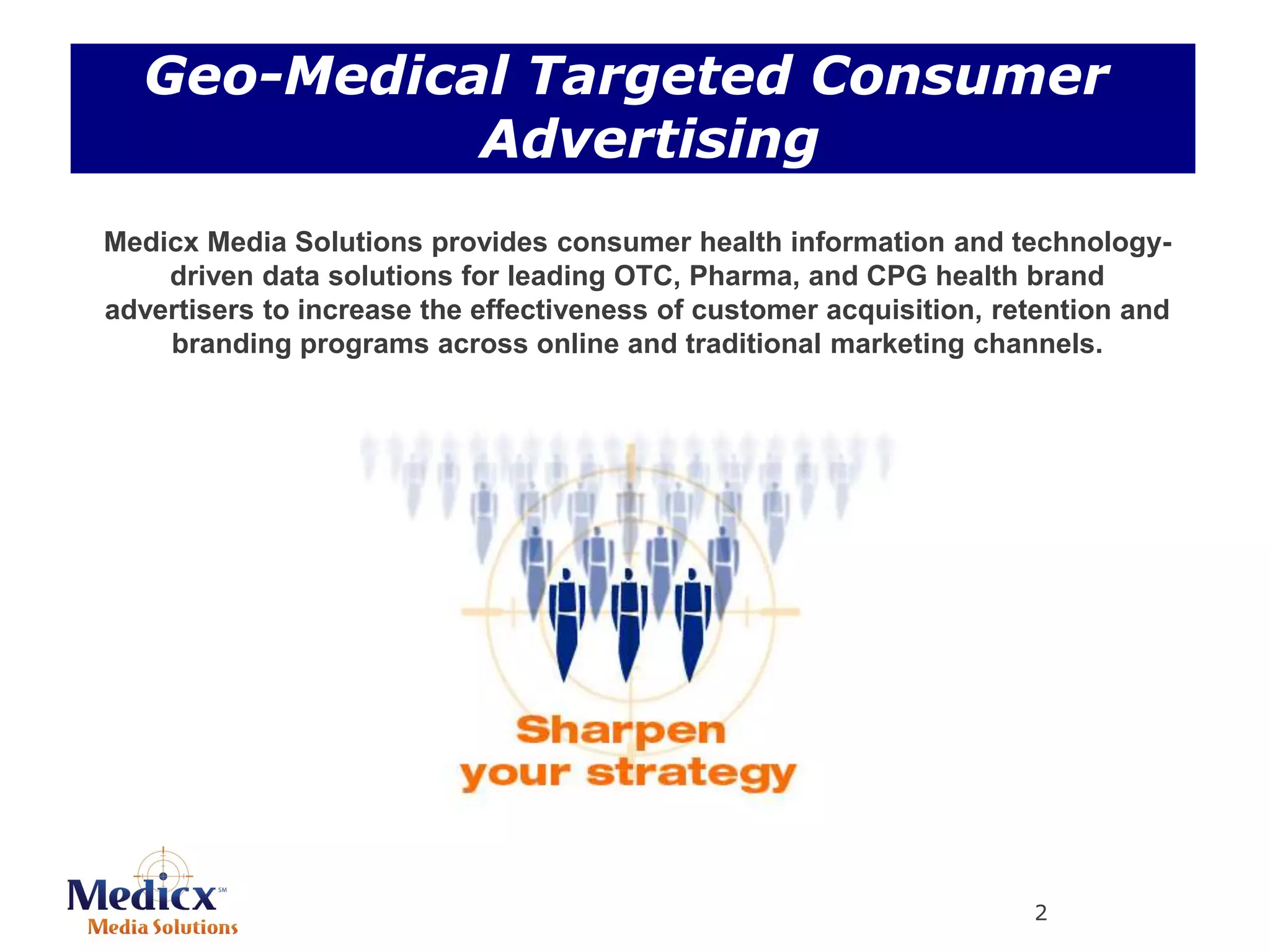 Geo-Medical HIPAA Compliant Audience Targeting | PPTX