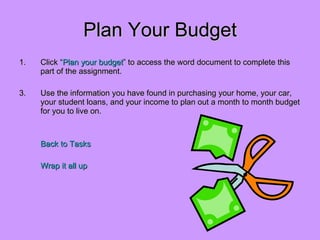 Updated Mms Personal Budget Webquest | PPT