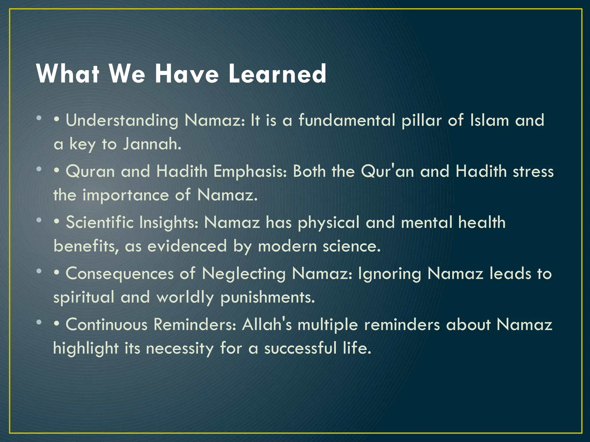 presentation_namaz_importance_and_benefits | PPTX