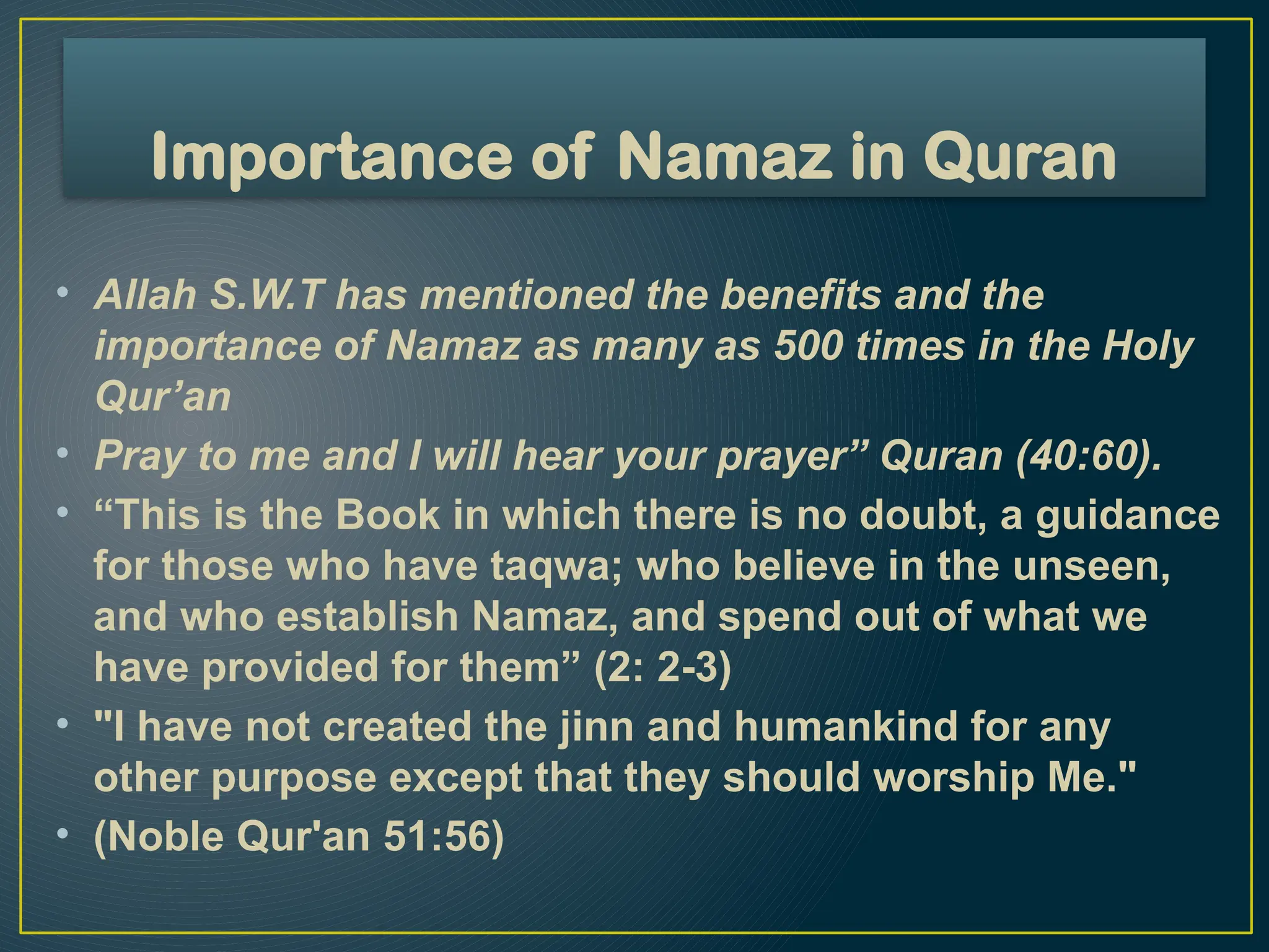 presentation_namaz_importance_and_benefits | PPTX