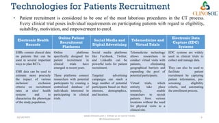 The Role of Technology in Streamlining Clinical Trial Processes | PPTX