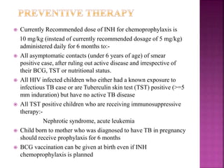 Updated national guidelines for pediatric tuberculosis in india | PPTX