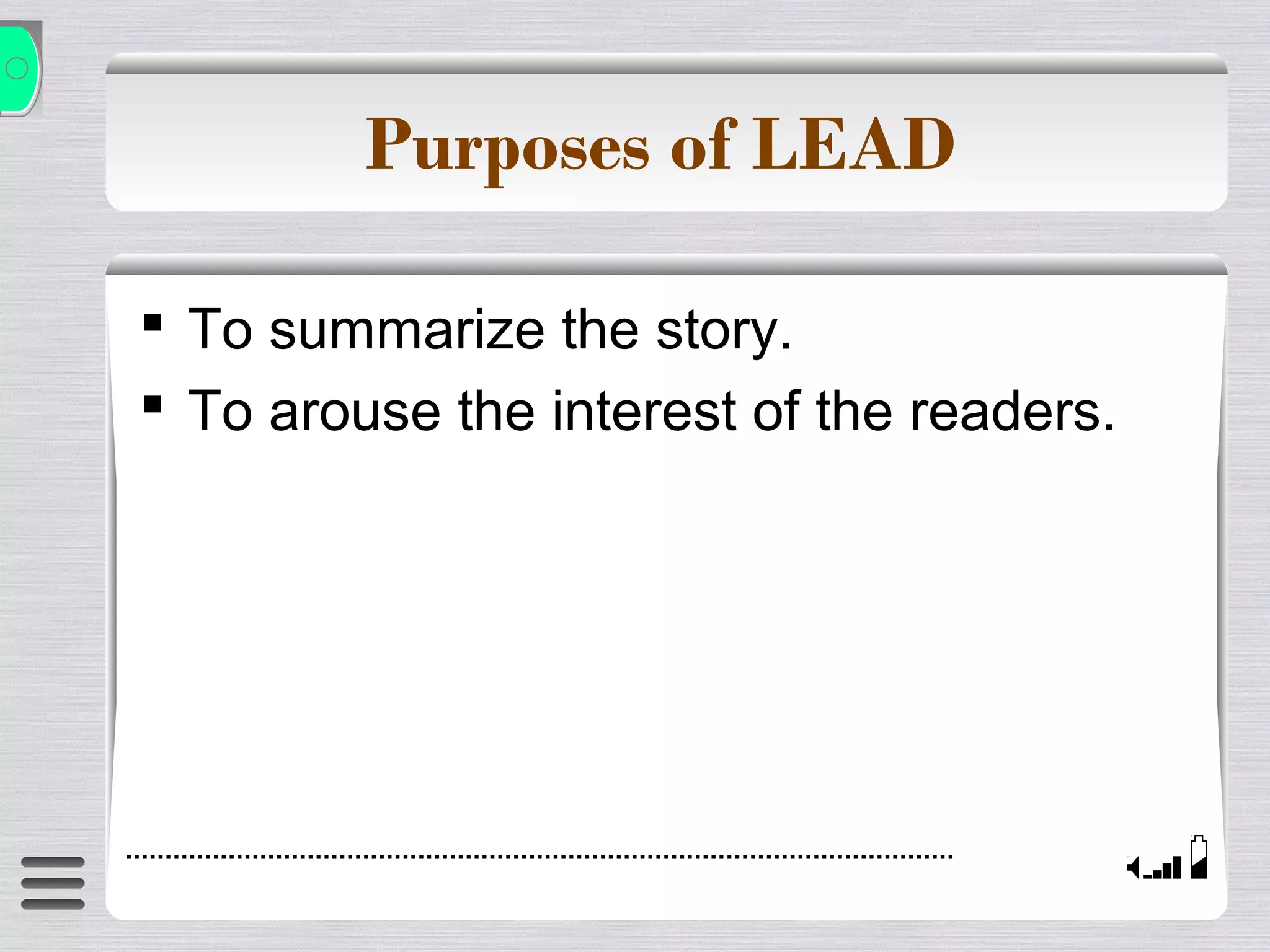 Basics of News Writing | PPT