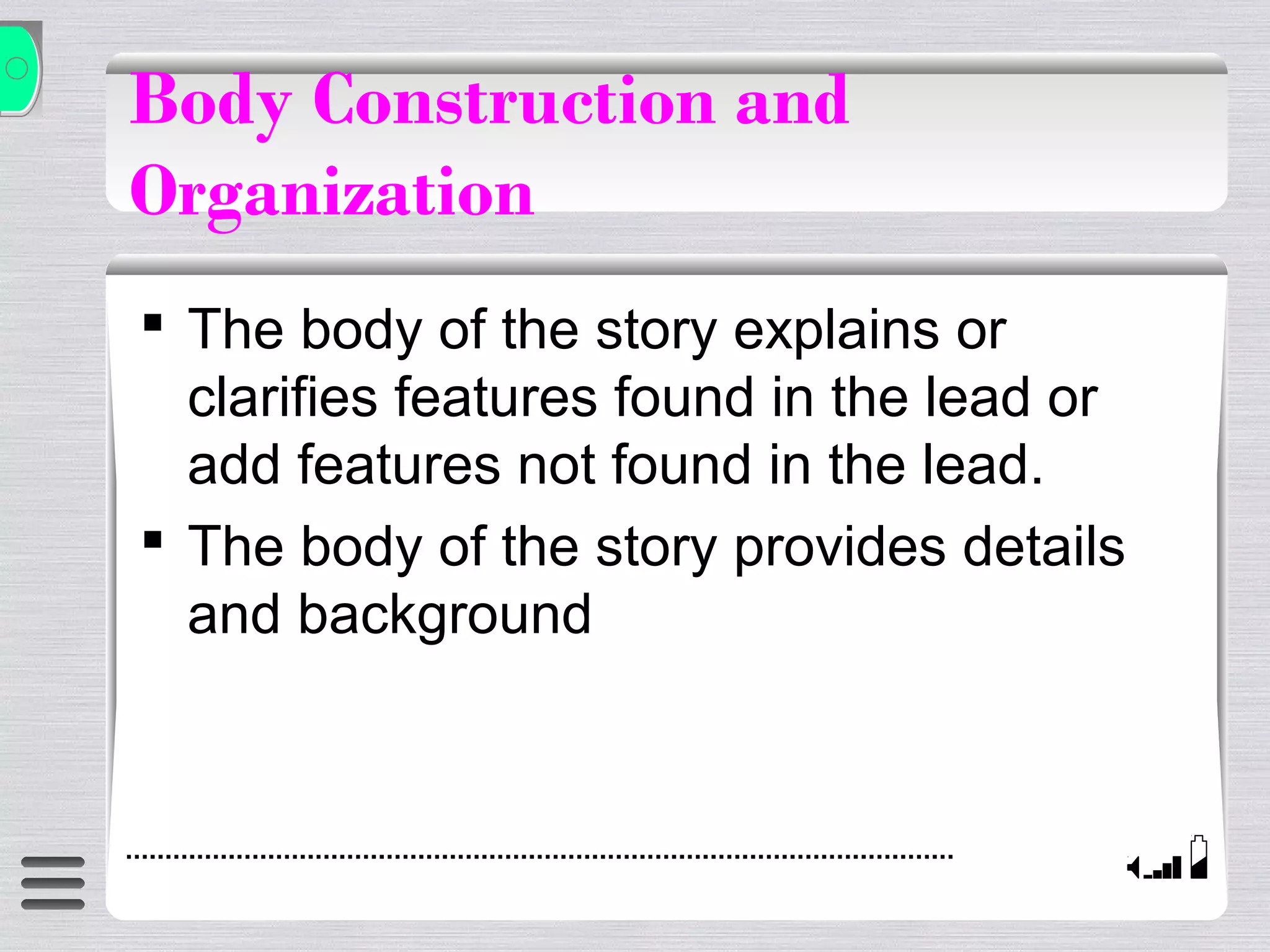 Basics of News Writing | PPT