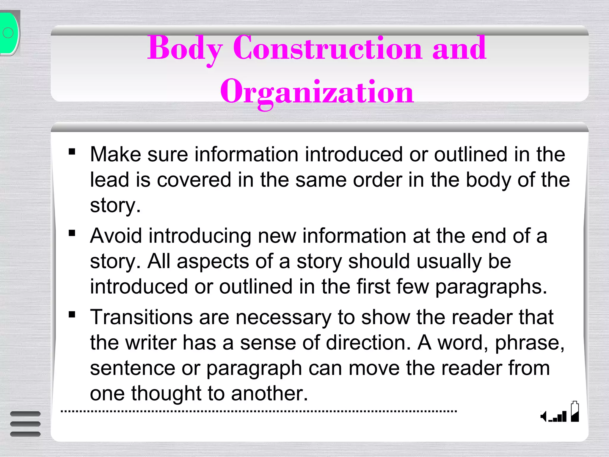 Basics of News Writing | PPT