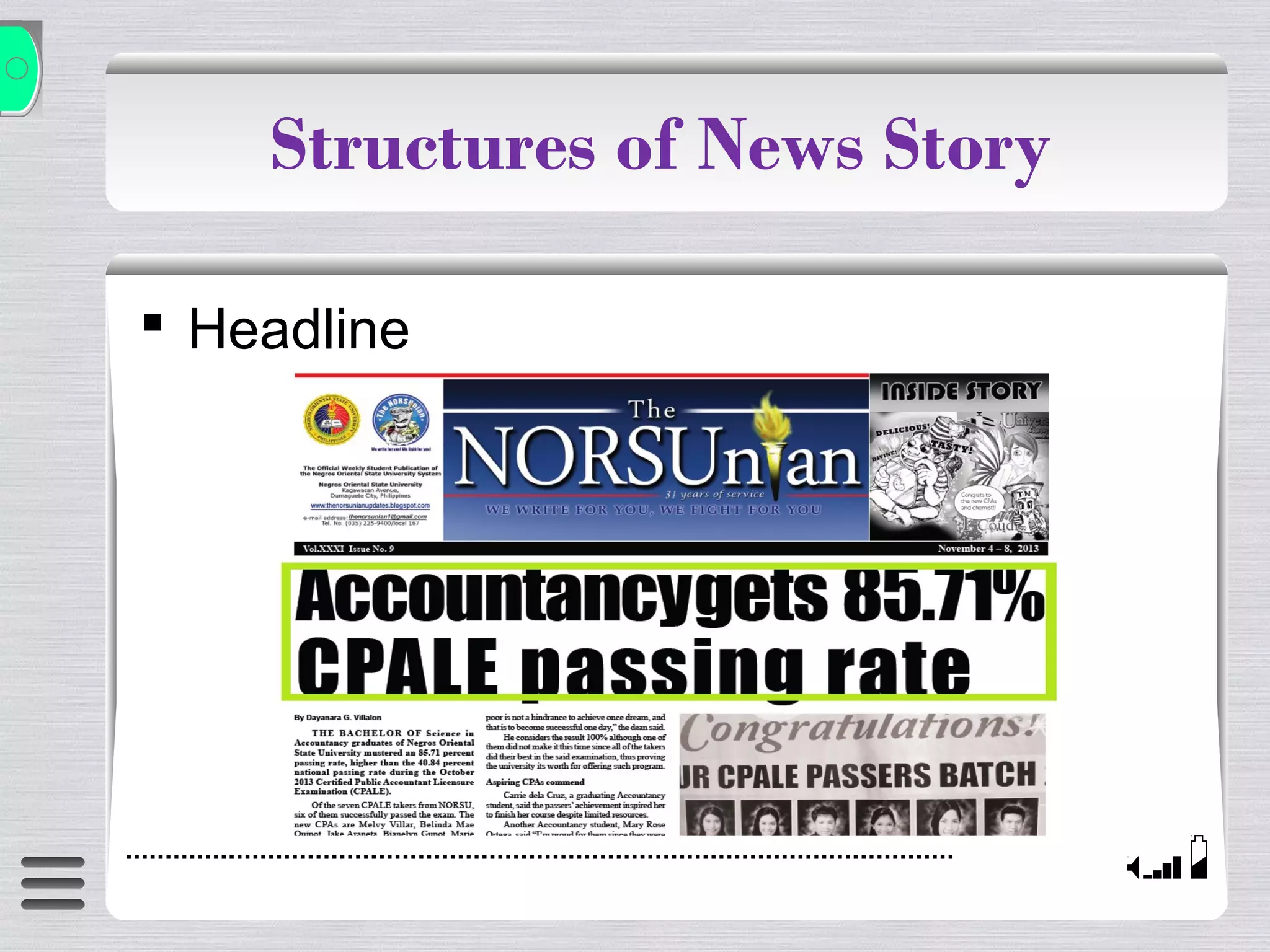 Basics of News Writing | PPT
