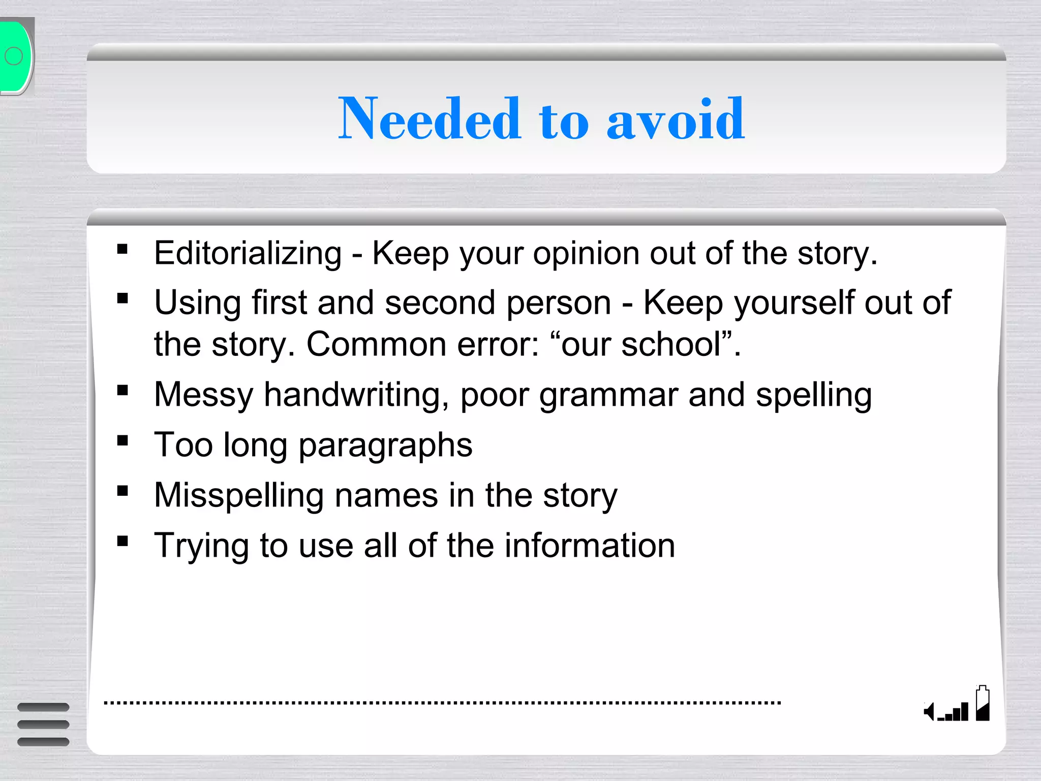 Basics of News Writing | PPT