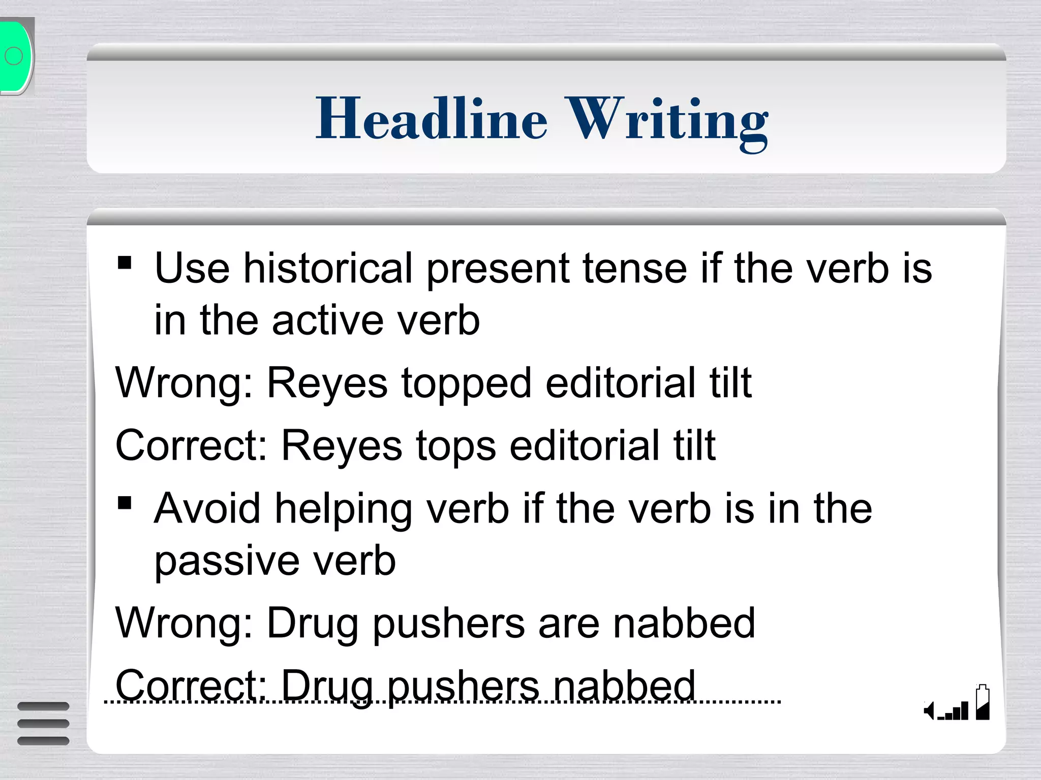 Basics of News Writing | PPT