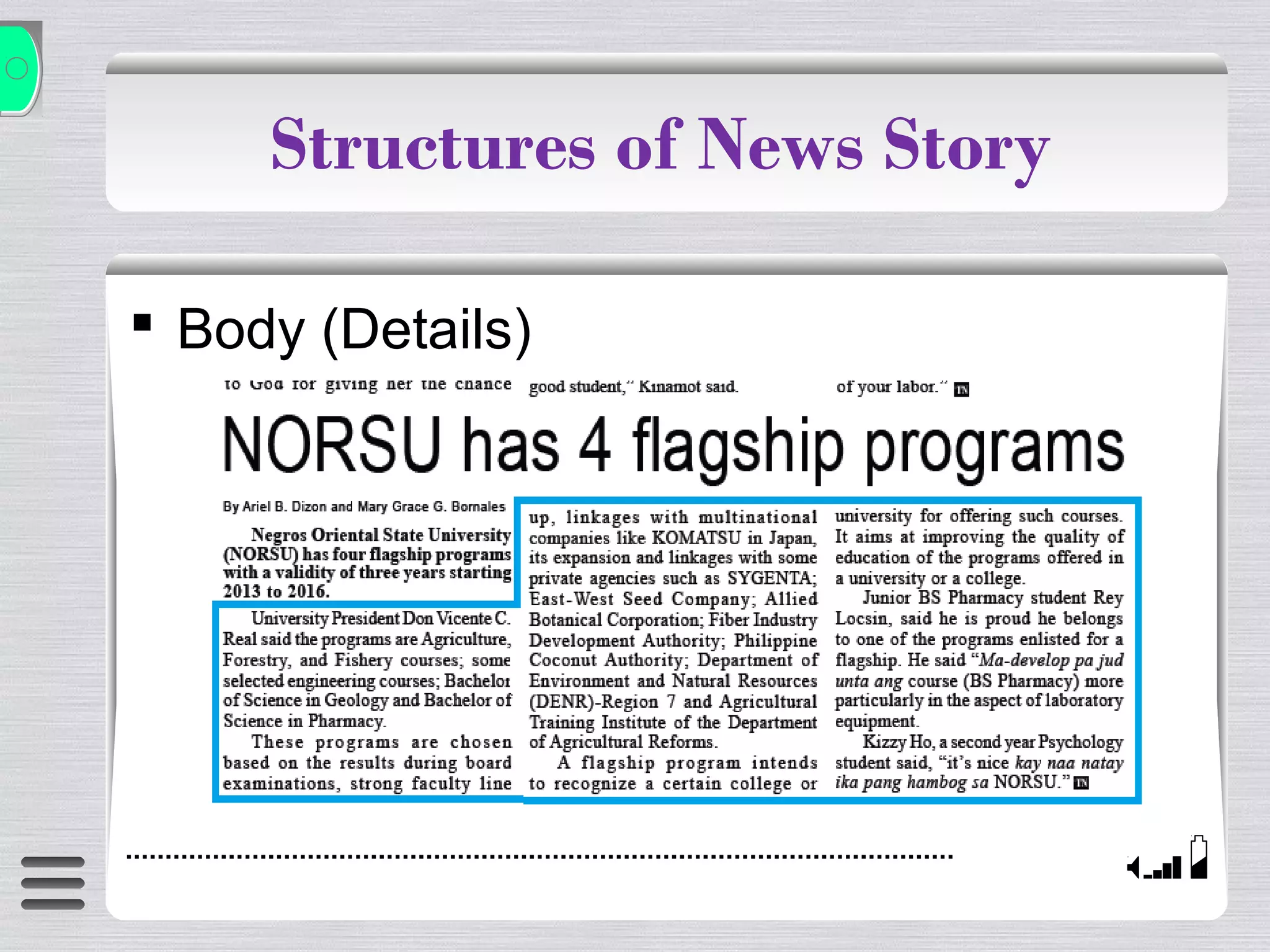 Basics of News Writing | PPT