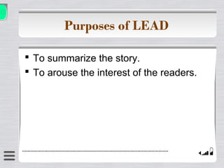 Basics of News Writing | PPT