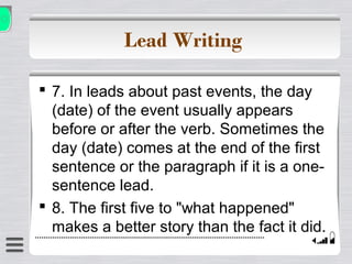 Basics of News Writing | PPT