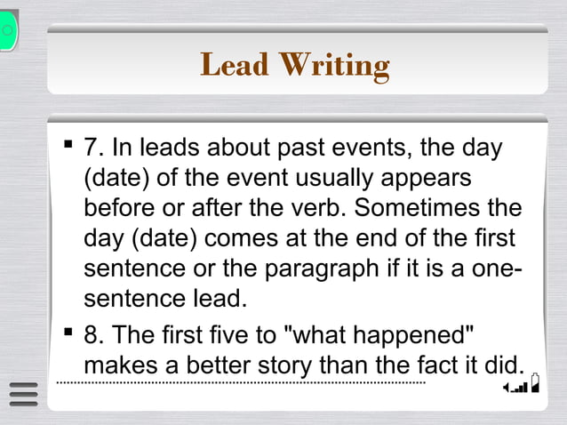 Basics of News Writing | PPT