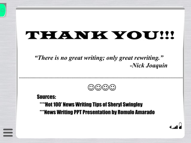 Basics of News Writing | PPT
