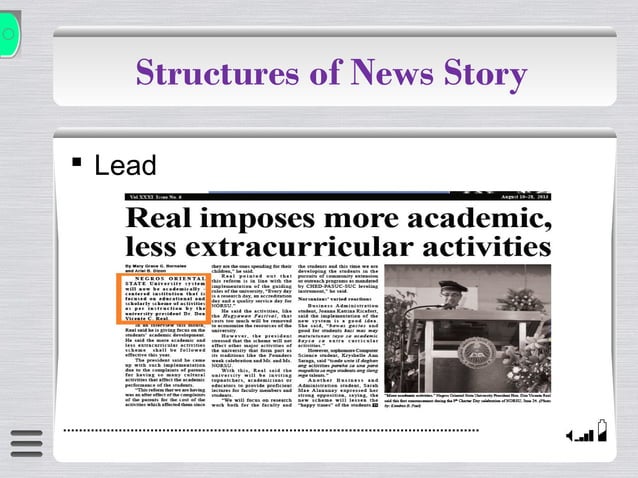 Basics of News Writing | PPT