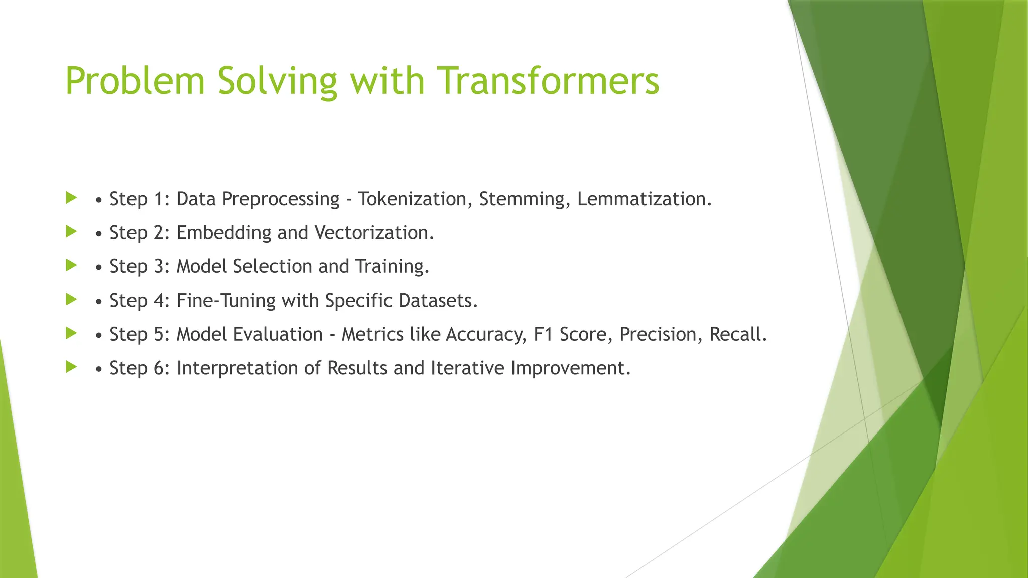 Nlp And Transformers Introduction To Transformer Models Presentation Pptx