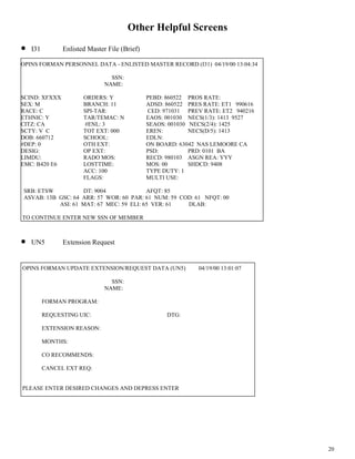 OPINS, MMPA, MXC, FORMAN USER | PDF