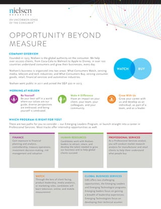 Nielsen University Recruiting Overview | PDF